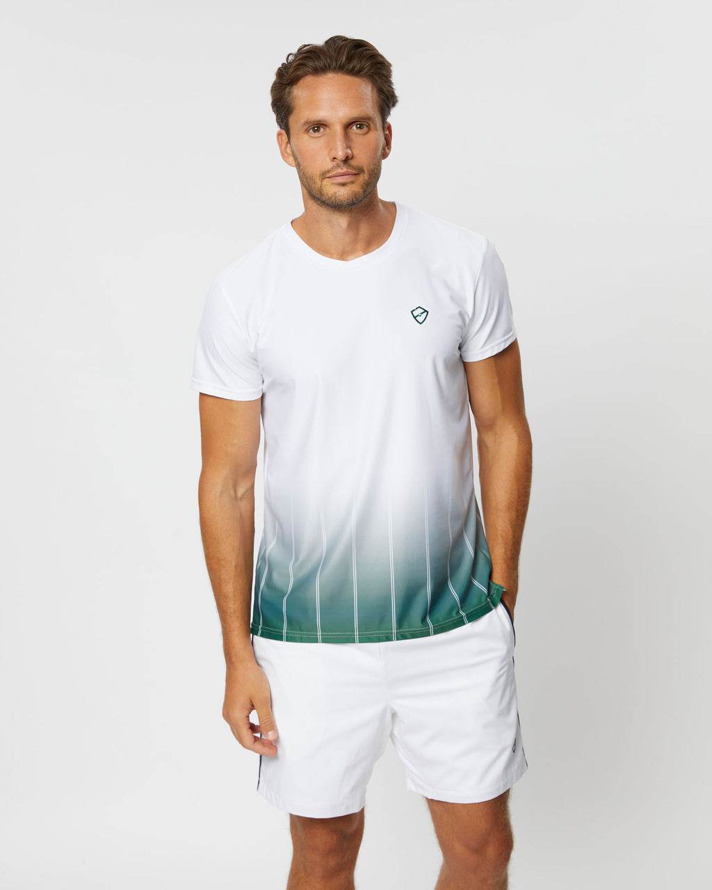 Lance Technical Tee - Green Fade